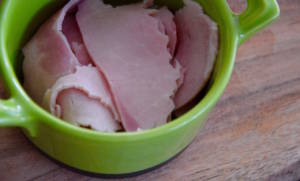 Green beans with ham and Kiri cheese baby puree recipe (from 6 months ...