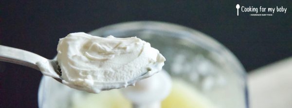 Black radish, mascarpone and nutmeg puree for babies (from 6 months ...