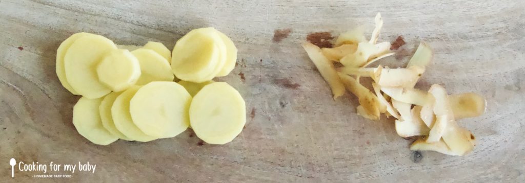 Black radish, mascarpone and nutmeg puree for babies (from 6 months ...